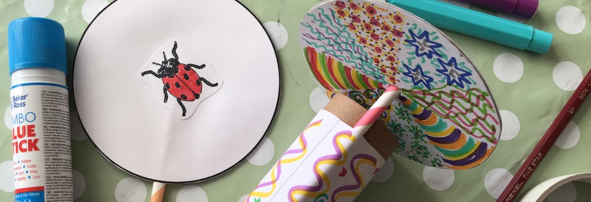 How to make a thaumatrope and kaleidoscope - optical illusion toys ...