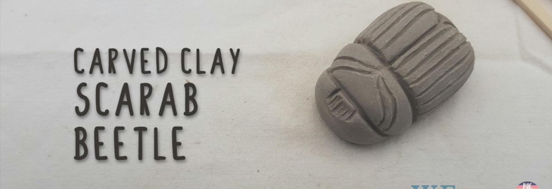 Carved Clay Scarab Beetle | University of Cambridge Museums